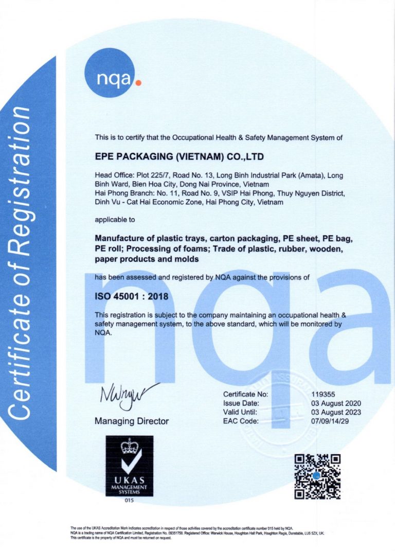 Company – A Total Packaging Solution Company – EPE